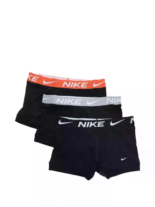 Nike Dri-fit Logo-waistband Boxer Briefs - Black