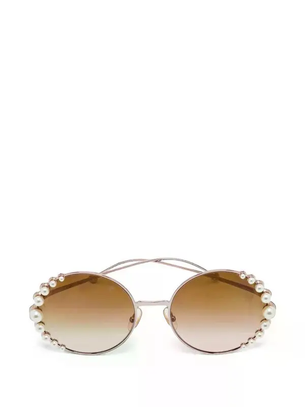 Fendi Round-frame Sunglasses - Pink