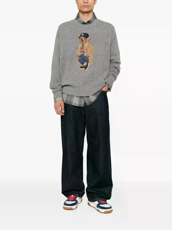 Polo Ralph Lauren Polo Bear Intarsia-knit Sweater