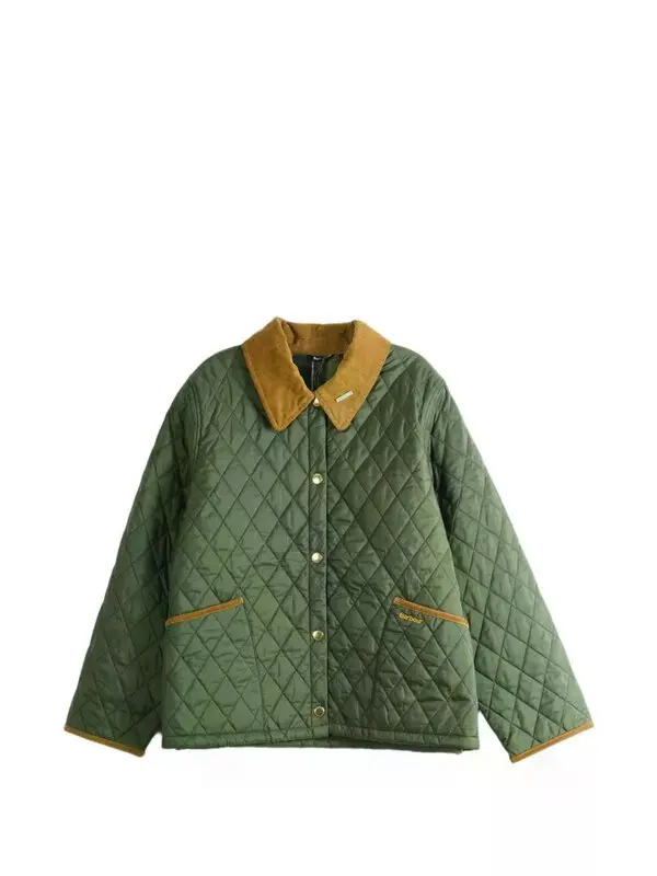 Barbour Icons Quilted Corduroy-collar Jacket - Green