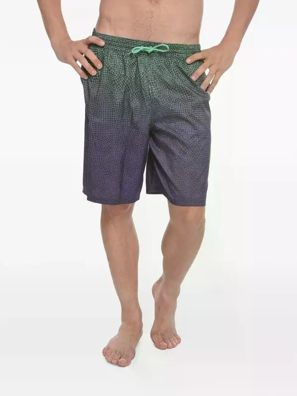 Nike Grid Swoosh Breaker Swim Shorts - Green