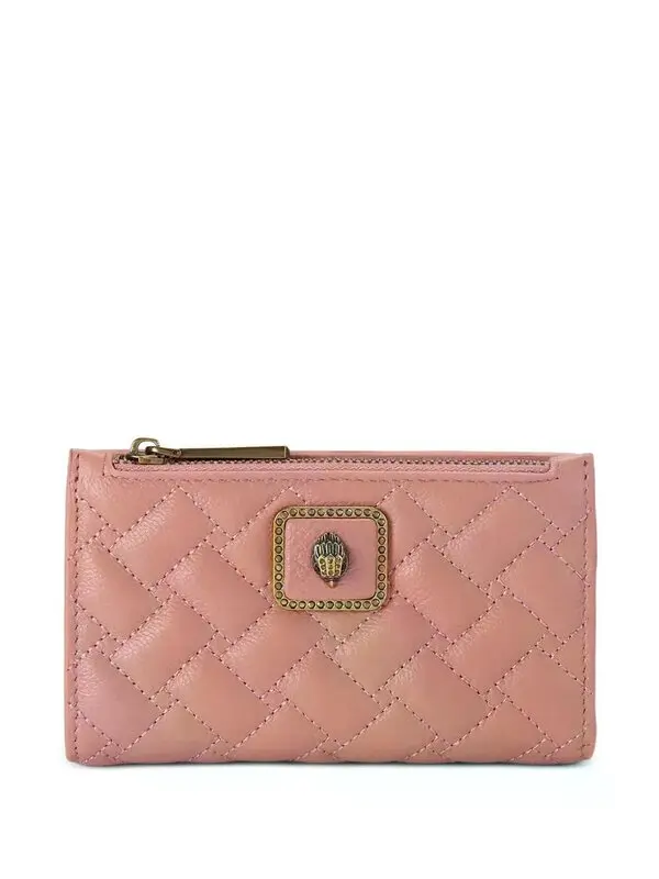 Kurt Geiger Quilted Leather Wallet - Pink