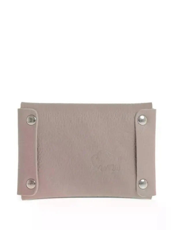 Il Bisonte Titano Hammered-leather Coin-purse