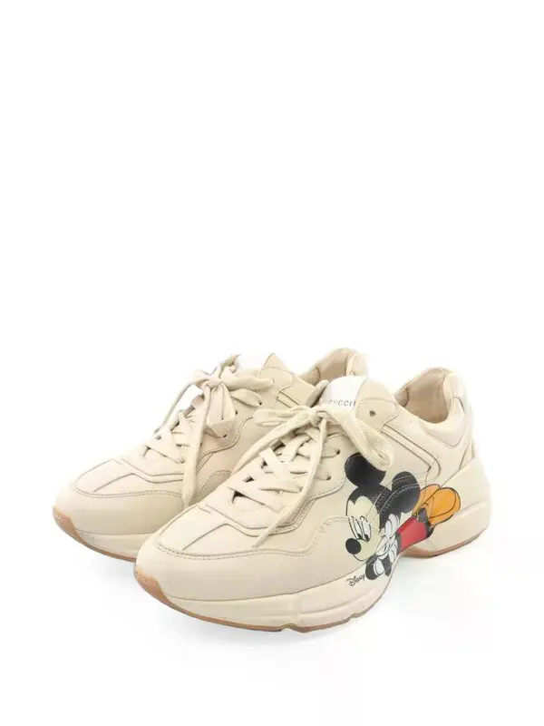 Gucci X Disney Mickey Mouse 2000s Rhyton Sneakers - Neutrals