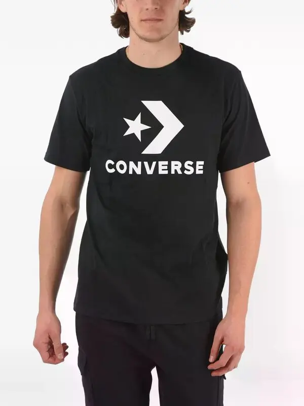CONVERSE Logo-detail T-shirt - Black