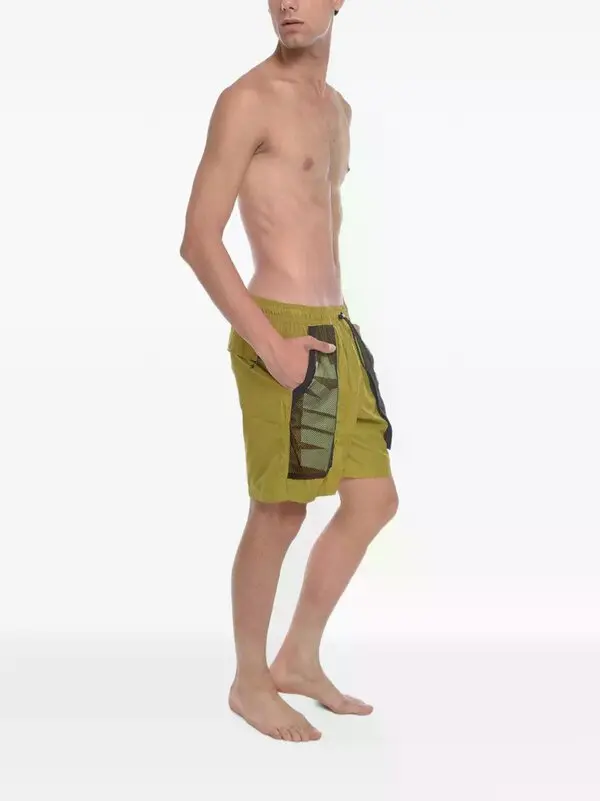 Nike Mesh-pocket Drawstring Swim Shorts - Green