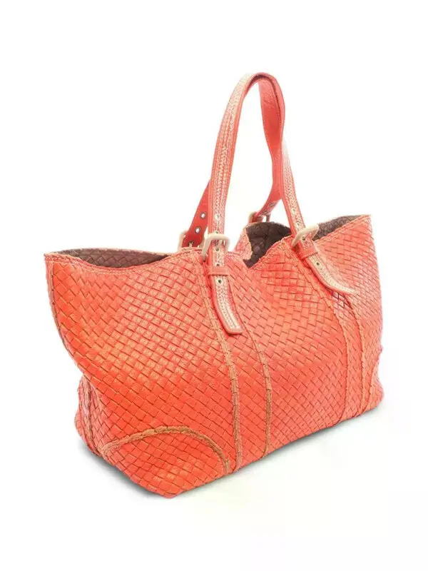 Bottega Veneta 2000s Intrecciato Leather Tote Bag