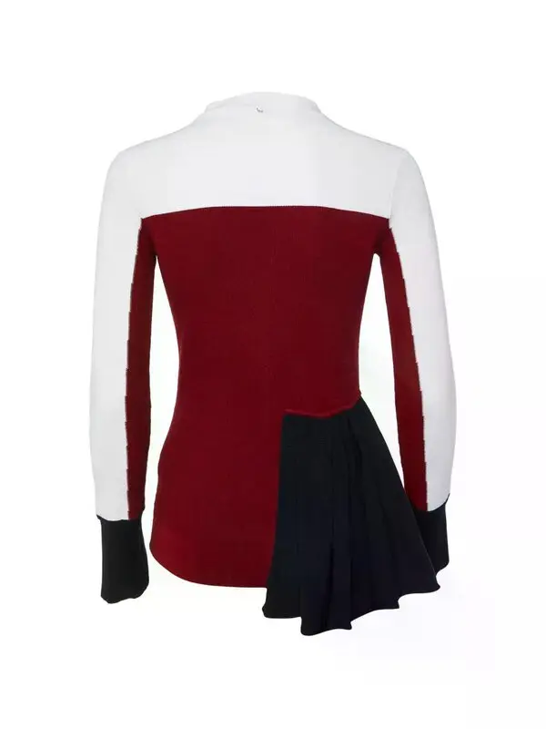Sportmax Pleated-detail Knit Top