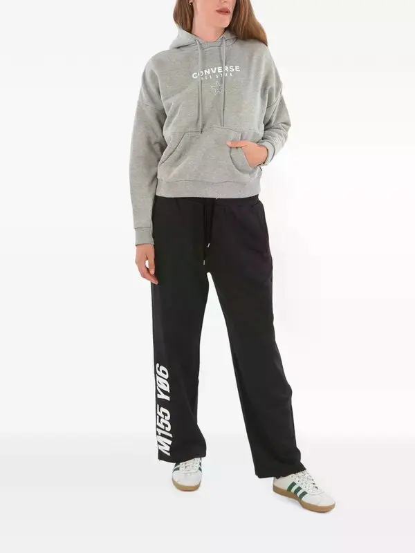 CONVERSE Logo-print Drawstring Hoodie