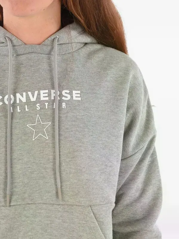 CONVERSE Logo-print Drawstring Hoodie