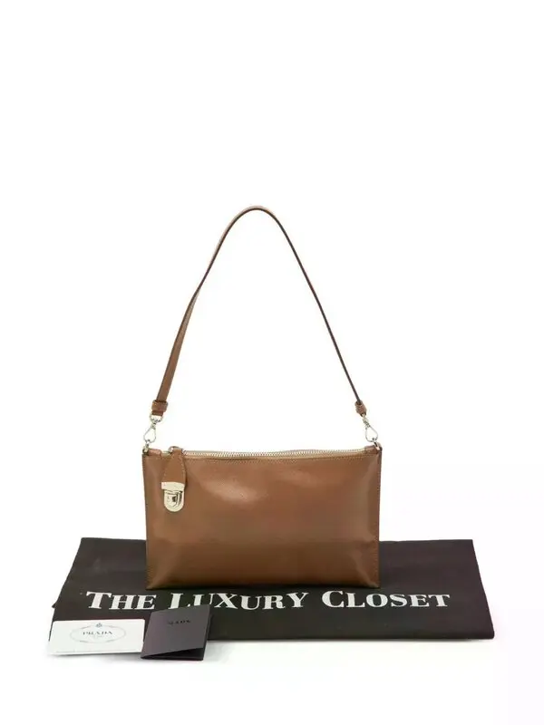 Prada Saffiano Leather Shoulder Bag