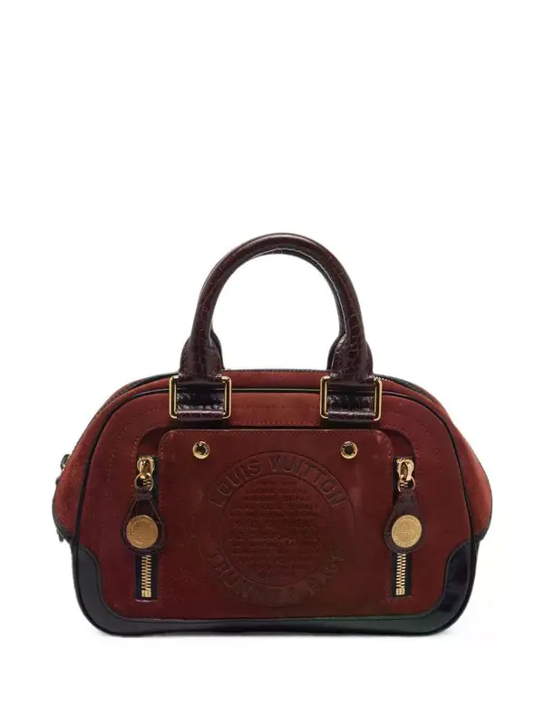 LOUIS VUITTON 2006 Pm Stamped Trunk Tote Bag - Brown