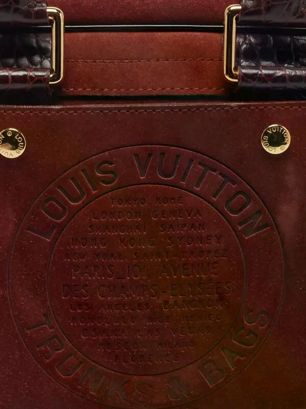 LOUIS VUITTON 2006 Pm Stamped Trunk Tote Bag