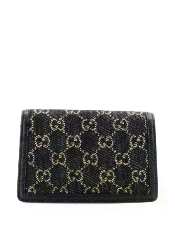 Gucci Dionysus Bag Gg Denim Super Mini Crossbody Bag