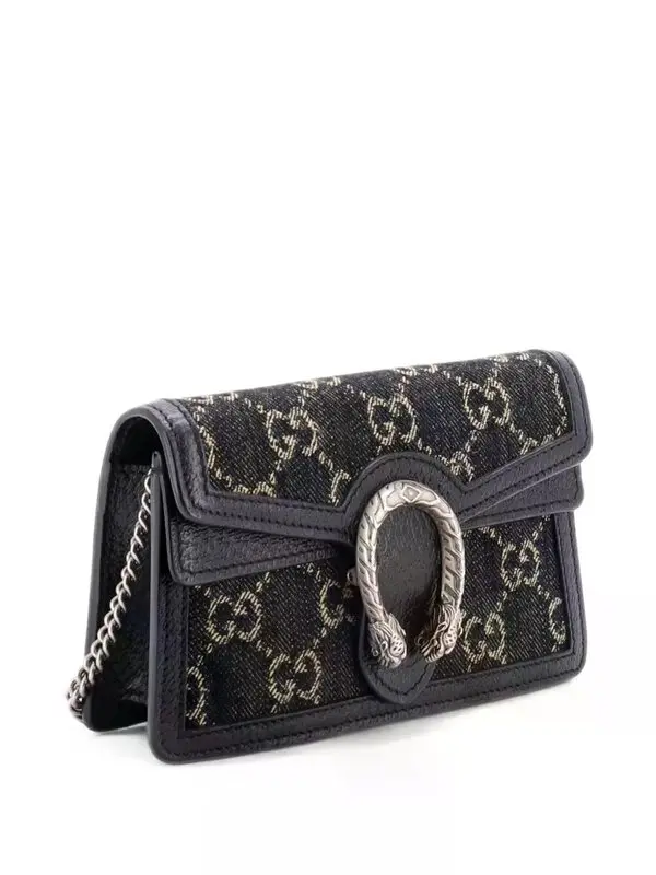 Gucci Dionysus Bag Gg Denim Super Mini Crossbody Bag