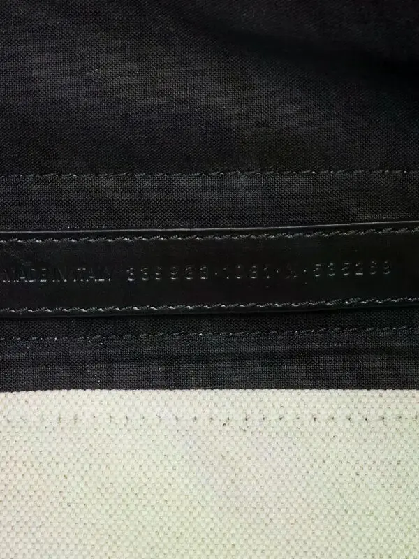 Balenciaga Small Cabas Leather-trim Tote Bag