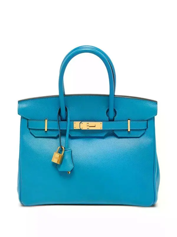 Hermès 2018 30 Birkin Epsom-leather Tote Bag - Blue
