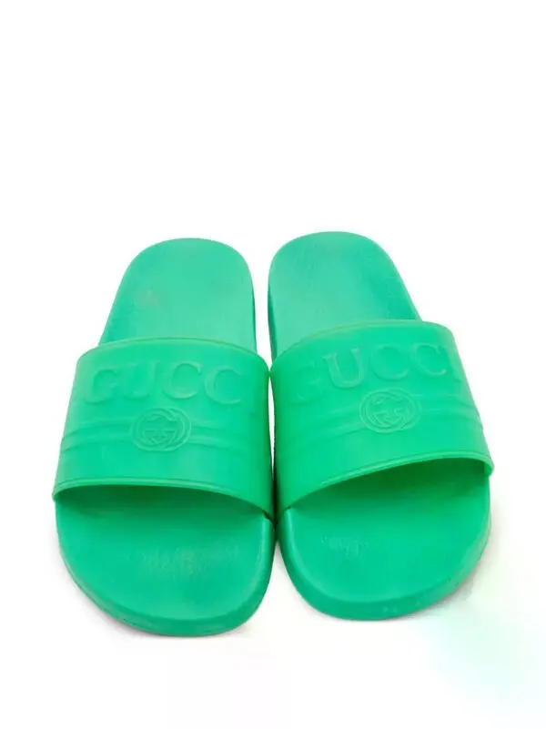 Gucci Logo-embossed Slides
