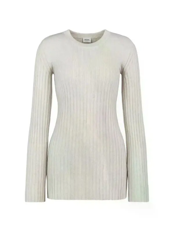 TOD'S Ribbed-knit Sweater - Neutrals