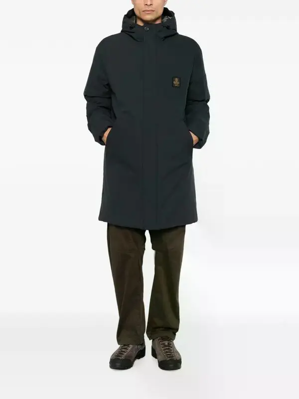 REFRIGIWEAR Hooded Logo-patch Jacket