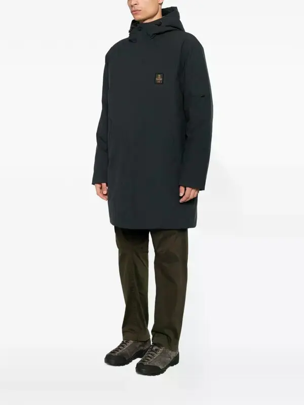 REFRIGIWEAR Hooded Logo-patch Jacket
