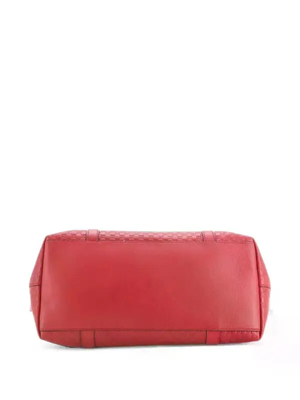 Gucci Britt Convertible Dome Microguccissima Leather Medium Satchel