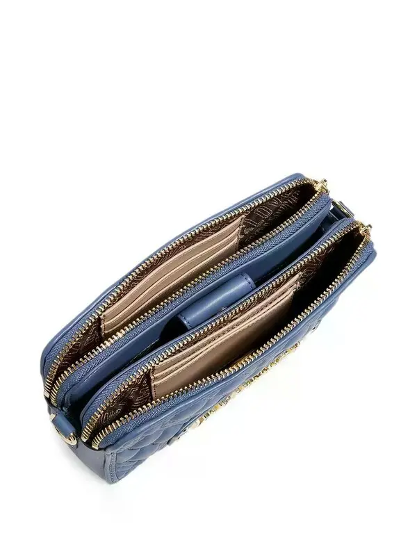 Moschino Quilted Logo-plaque Clutch Bag