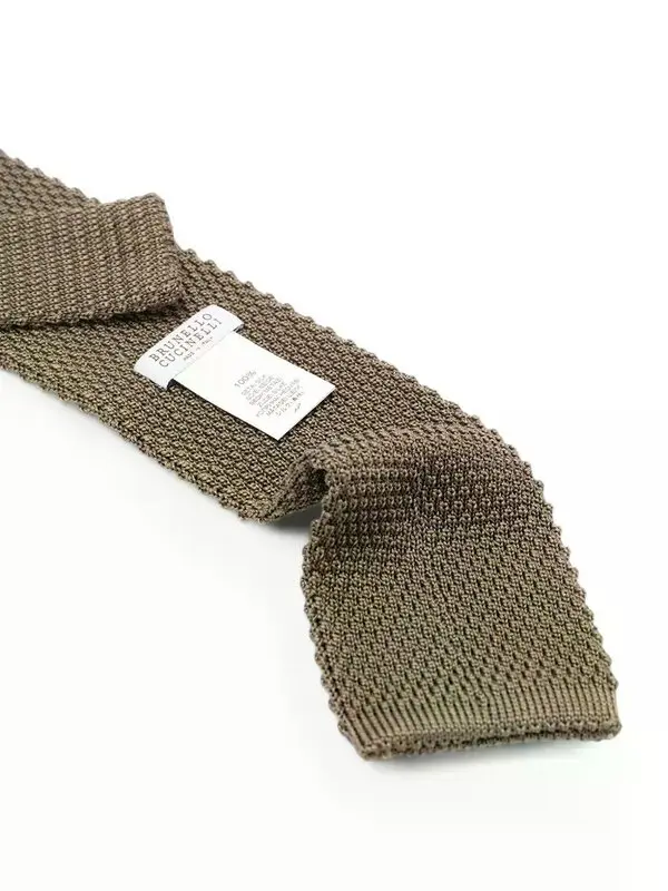 Brunello Cucinelli Knitted Silk Tie