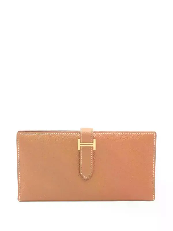 Hermès 2017 Bearn Souffle Bi-fold Wallet - Neutrals
