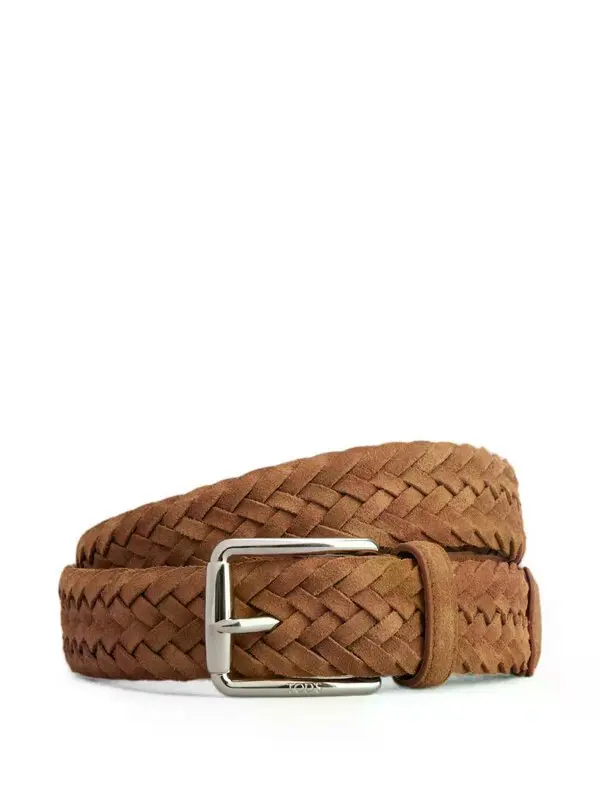 TOD'S Belt In Suede - Neutrals