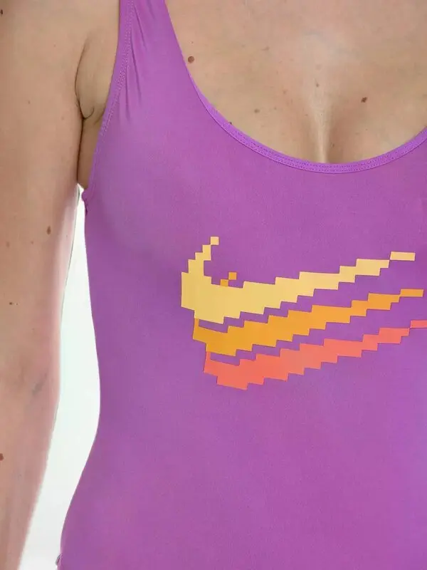 Nike Logo-print U-back Swimsuit