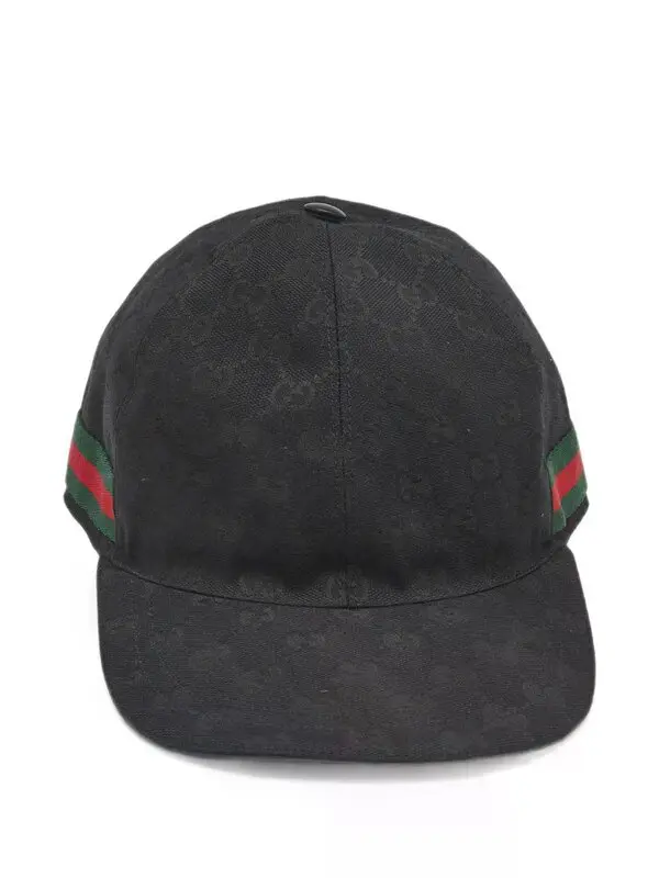 Gucci Monogram Web Stripe Baseball Cap