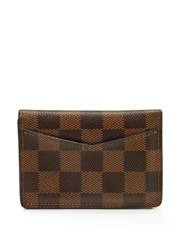 LOUIS VUITTON 2015 Damier Ebene Wallet