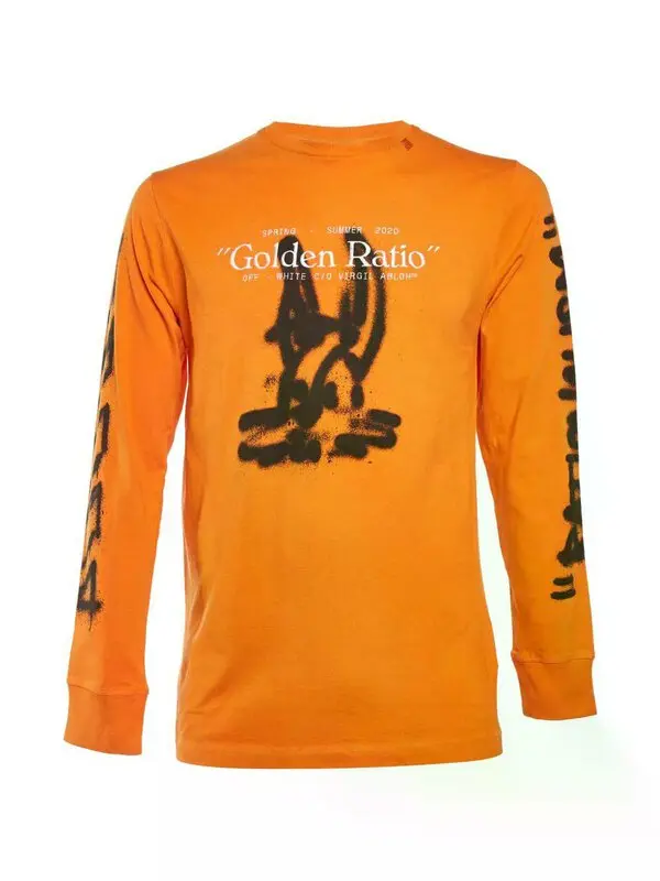 Off-White Golden Ratio Sweatshirt - Orange