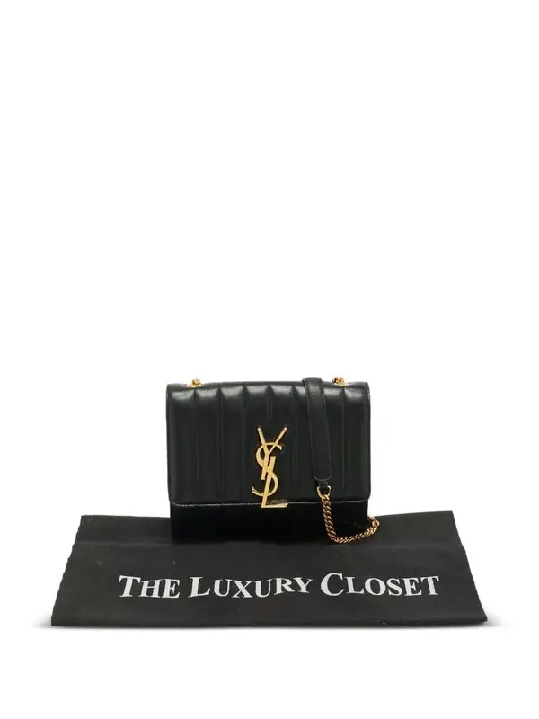 Saint Laurent Medium Vicky Quilted Shoulder Bag