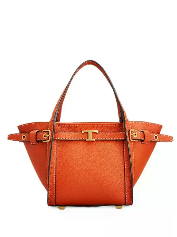 TOD'S T Timeless Shopping Bag Mini - Orange