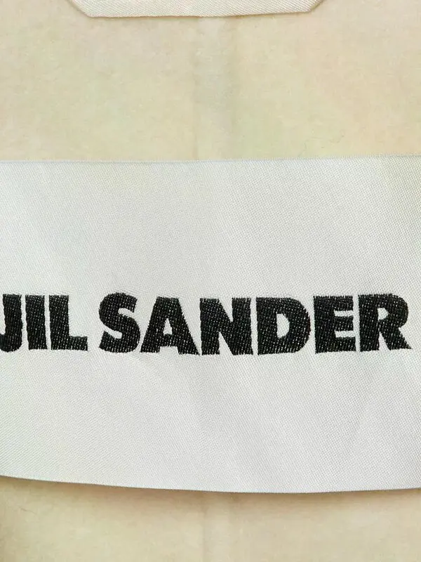 JIL SANDER Belted Single-breasted Coat
