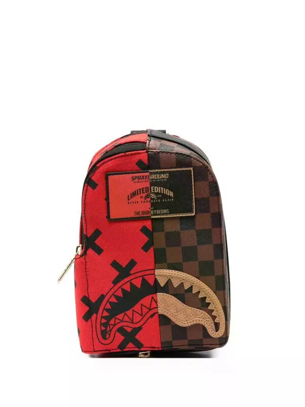 SPRAYGROUND Divide & Conquer Check-print Backpack - Red