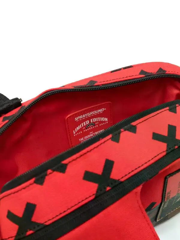 SPRAYGROUND Divide & Conquer Check-print Backpack - Red