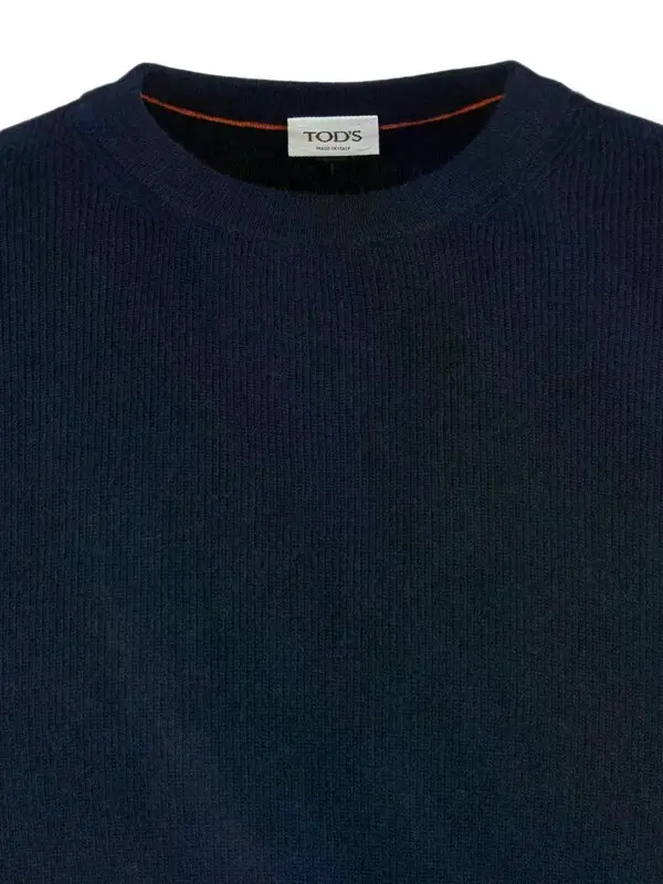 TOD'S Round-neck Pullover In Cashmere