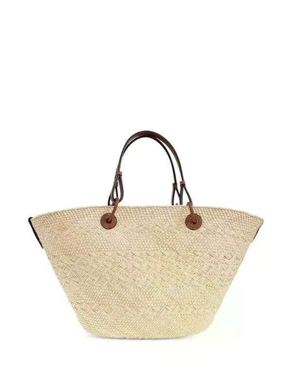 Loewe Medium Anagram Basket Raffia Tote Bag