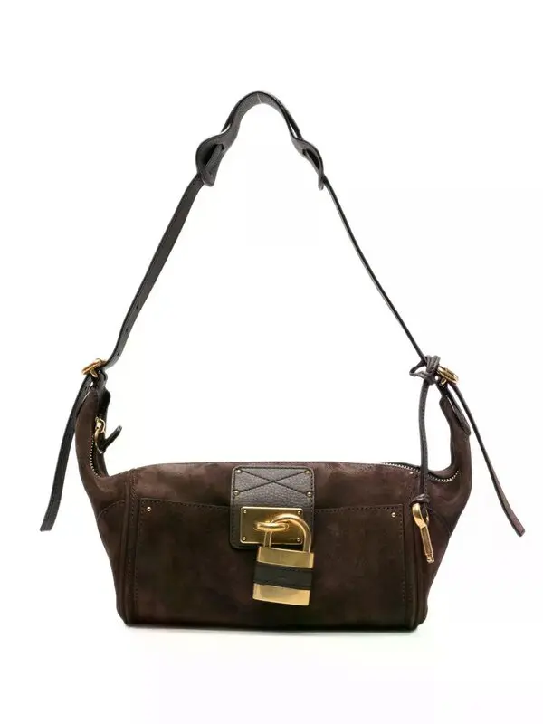 Chloé Paddington Hobo Suede Crossbody Bag - Brown