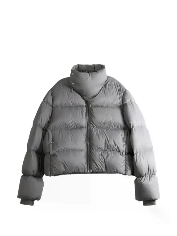 Rick Owens High-neck Padded Jacket - Grey