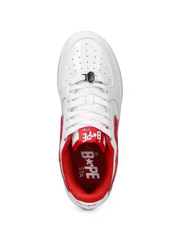A BATHING APE Sta Patent Leather Sneakers