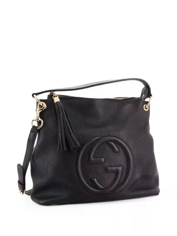 Gucci Soho Convertible Large Hobo Bag - Black