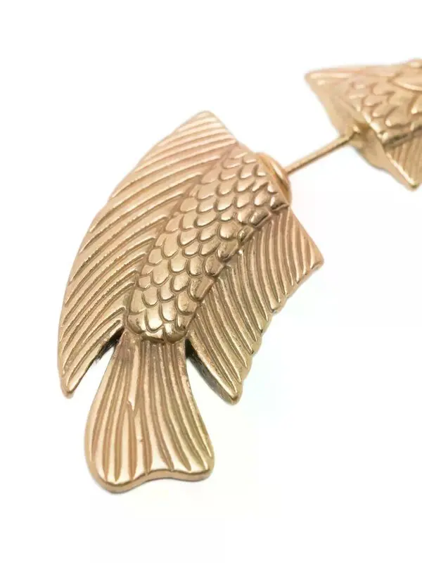 Cult Gaia Neemo Fish Motif Earrings - Gold