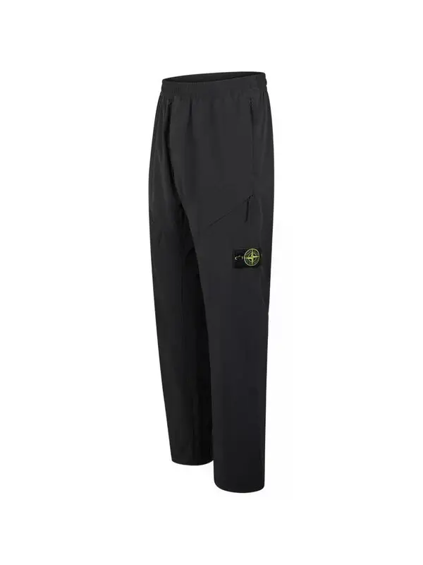 Stone Island Soft Shell-r_e.dye® Technology Regular-fit Trousers - Black