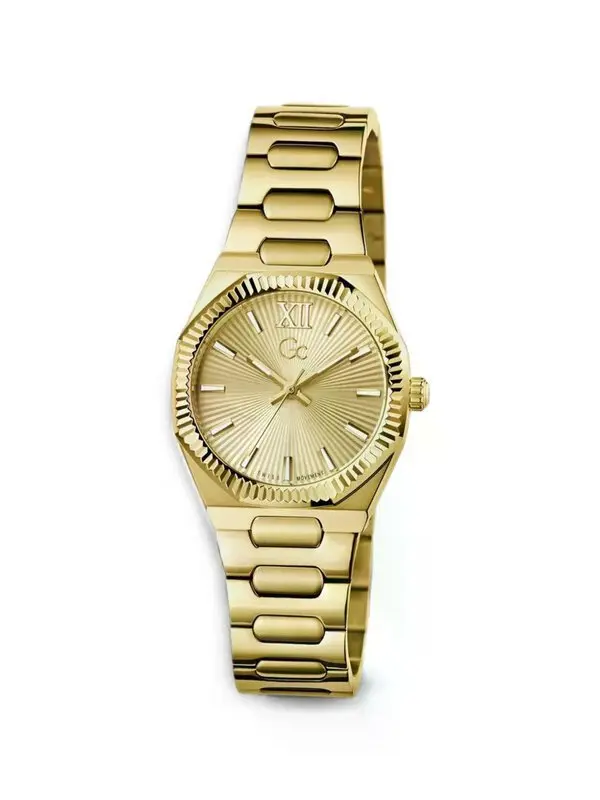Guess Gc Prodigy Mini Metal Watch - Gold
