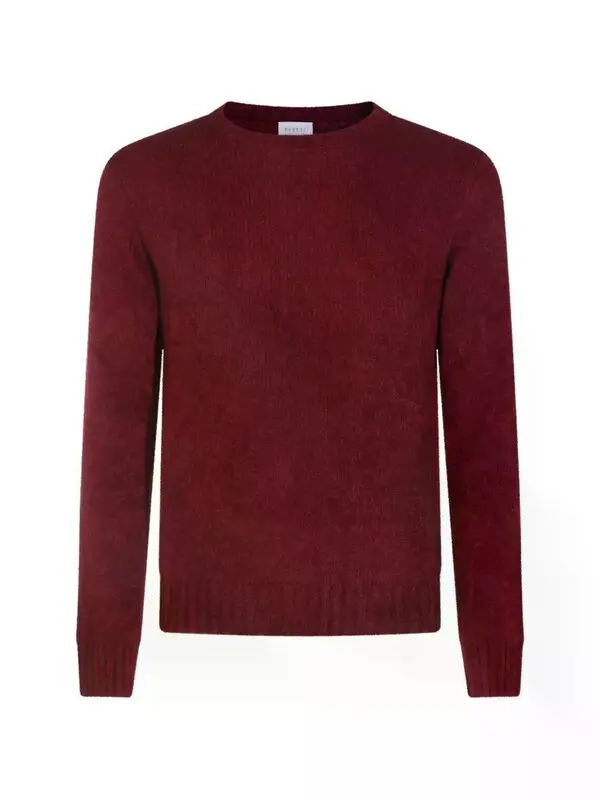 04651 / A TRIP IN A BAG Crew-neck Bouclé-knit Sweater