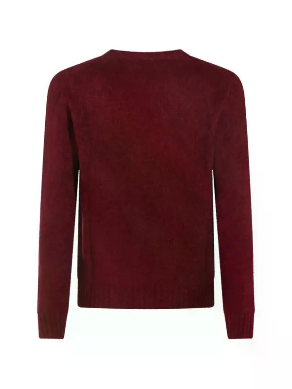 04651 / A TRIP IN A BAG Crew-neck Bouclé-knit Sweater